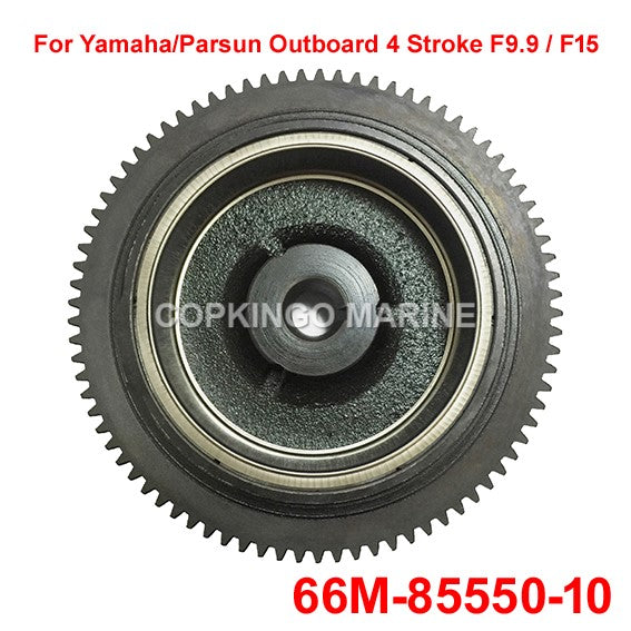 Boat ROTOR FLYWHEEL ASSY 66M-85550-10 Fit YAMAHA Outboard 9.9/13.5/15H ...