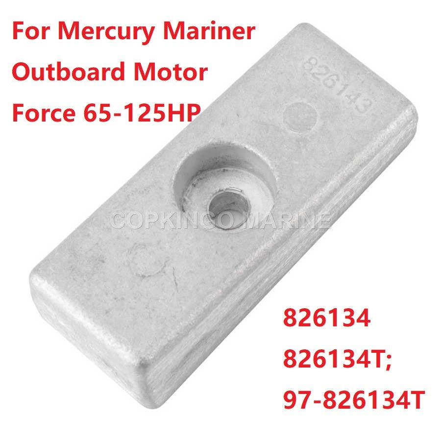 Boat ANODES For Mercury Outboard engine Motor 40HP-300HP 826134Q MerCr ...