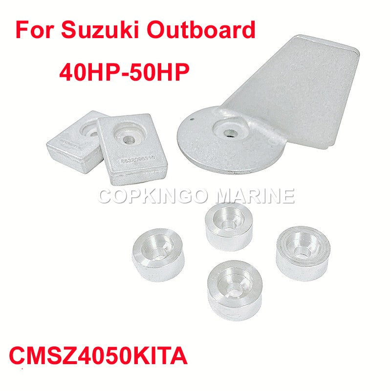 Aluminium ANODES Kit For Suzuki Outboard Engine Motor 40HP-50HP CMSZ40 ...
