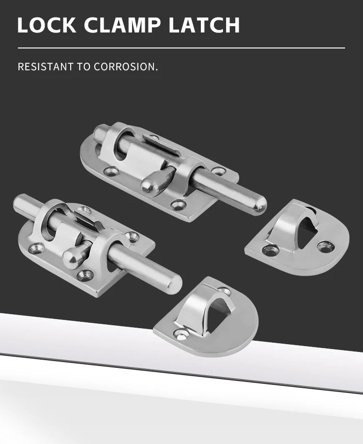 Stainless Steel Marine Boat Door Window Lock Latch Slide Barrel Bolt C ...