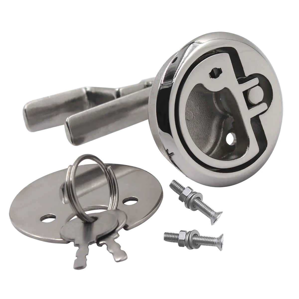 2 PCS Boat Deck Cam Latch Hatch Lock Marine Stainless Steel 316 Floor ...