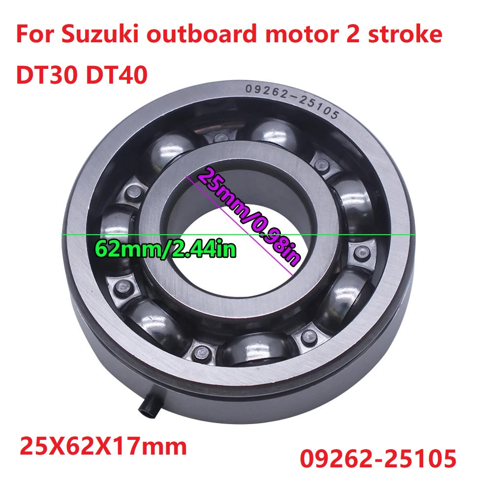 Ball Bearing For Suzuki Outboard Motor 2 stroke DT30 DT40 Crankshaft 0 ...