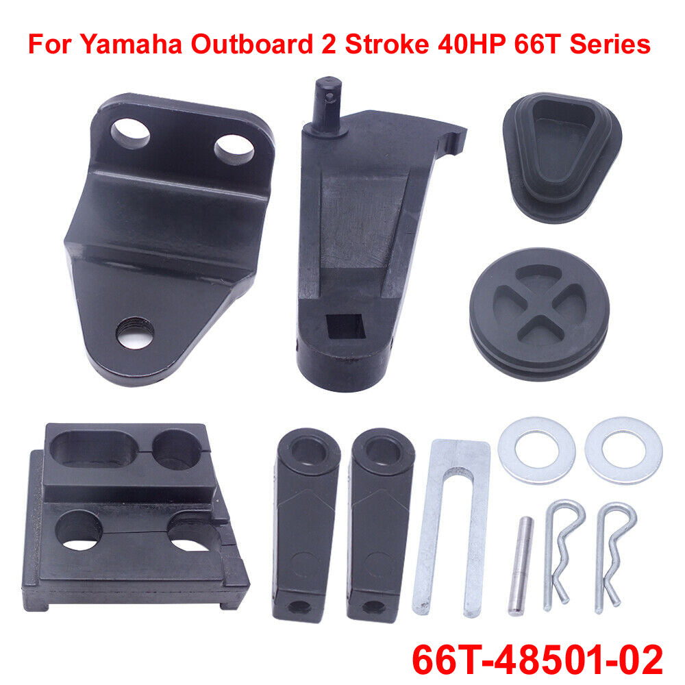 Remote Control Attachment Assy For Yamaha Outboard Motor 2T 40HP 66T-4 ...