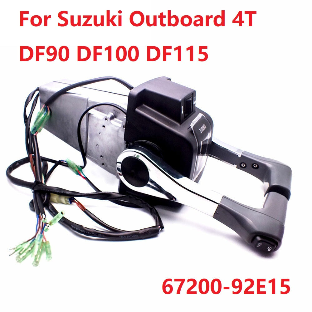 Remote Control Box Assy 2 Handle For Suzuki Outboard 4T DF90 DF100 DF1 ...