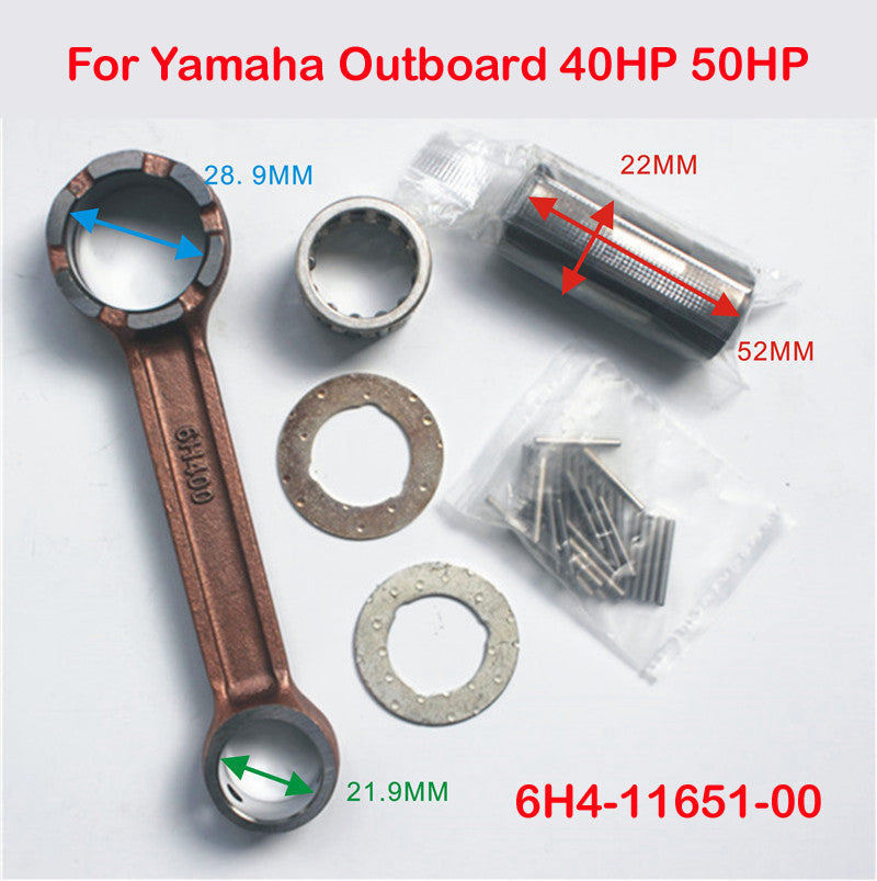 Connecting Rod kit for Yamaha 3 Cylinder 30HP 40HP 50HP Outboard Engin ...