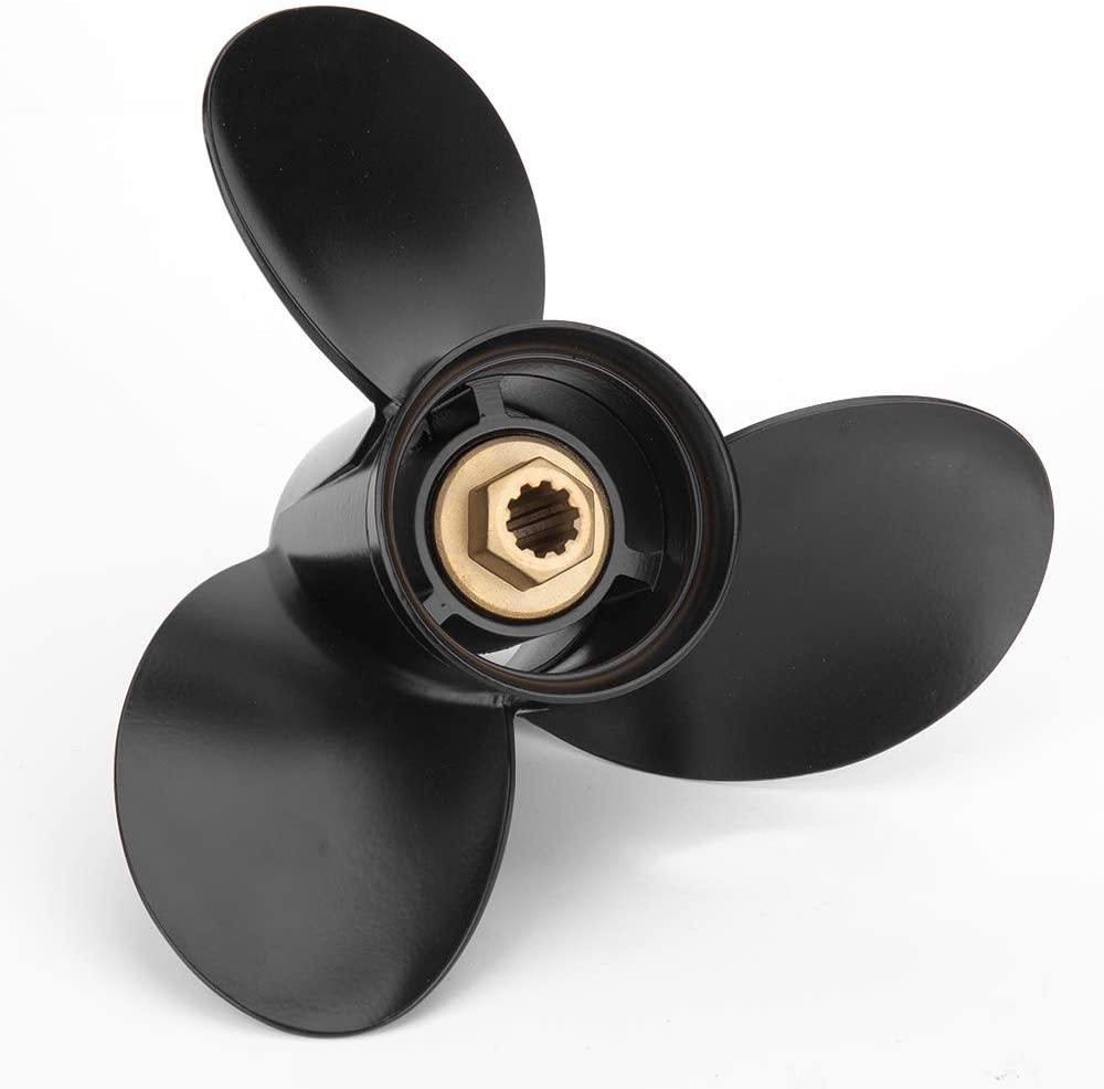 Boat Propeller Black Max Fit Mercury Mariner Force Outboard Engine 10 ...