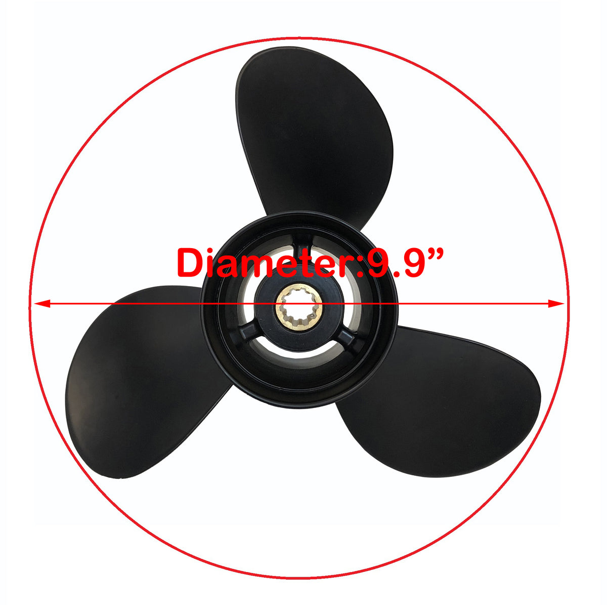 Boat Propeller for Mercury Outboard 25-30HP 10 Tooth/Outboard Propelle ...
