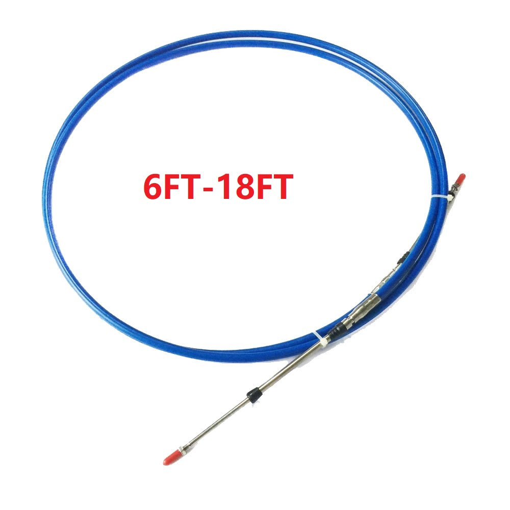 Outboard Throttle Shift Cable, Remote Control Box Cable 6Ft-18Ft 1.8-5 ...