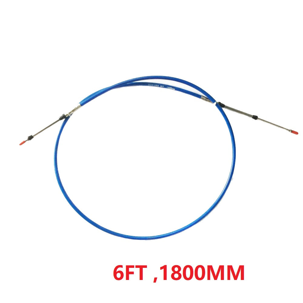 Outboard Throttle Shift Cable, Remote Control Box Cable 6 Ft For Yamah ...